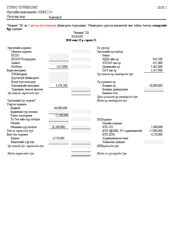 ACC221 Bie-Daalt | PDF