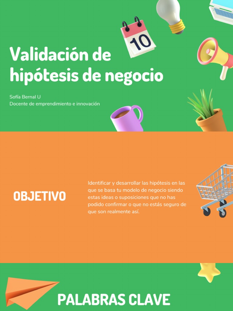 VALIDACION de Hipotesis Del Negocio | PDF