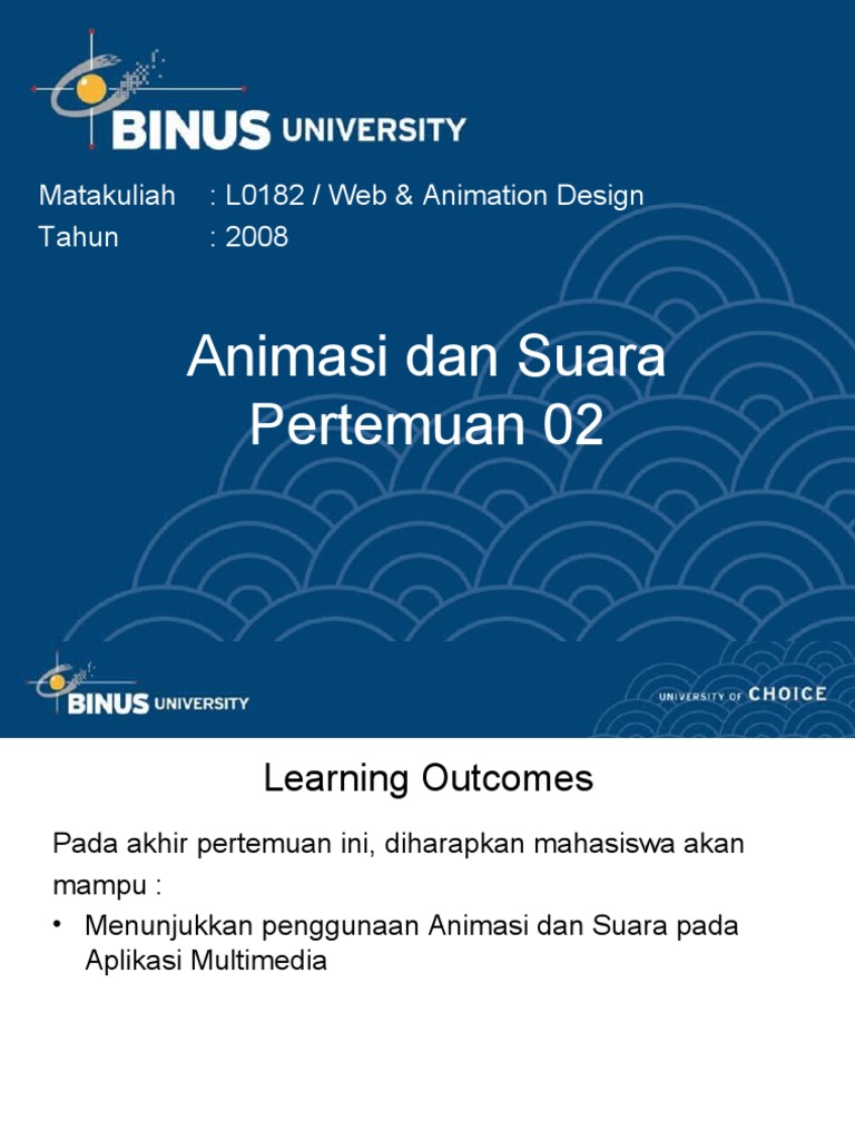 Animasi Dan Audio | PDF