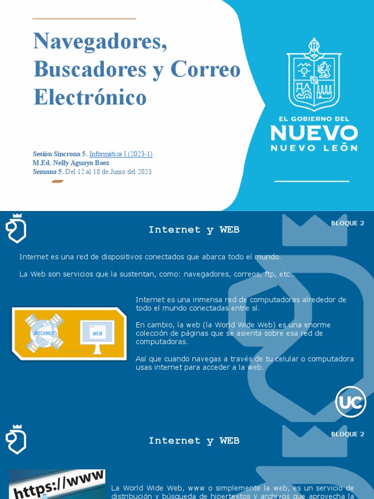 Presentación - Navegadores | PDF | Red mundial | Internet y web