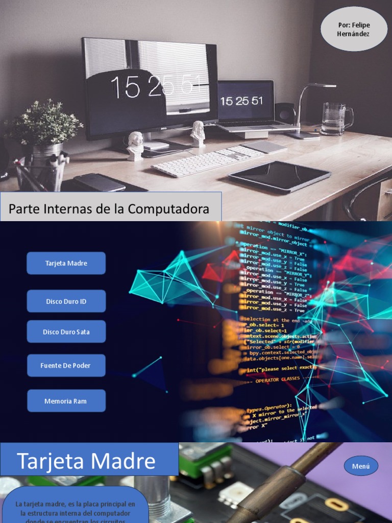 Las Partes Internas de Una Computadora | PDF | Hardware de la ...