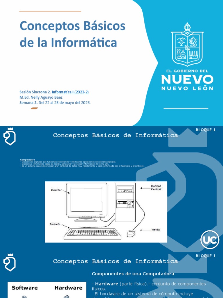 Presentacion - Conceptos Info. | PDF | Hardware de la computadora | Periférico
