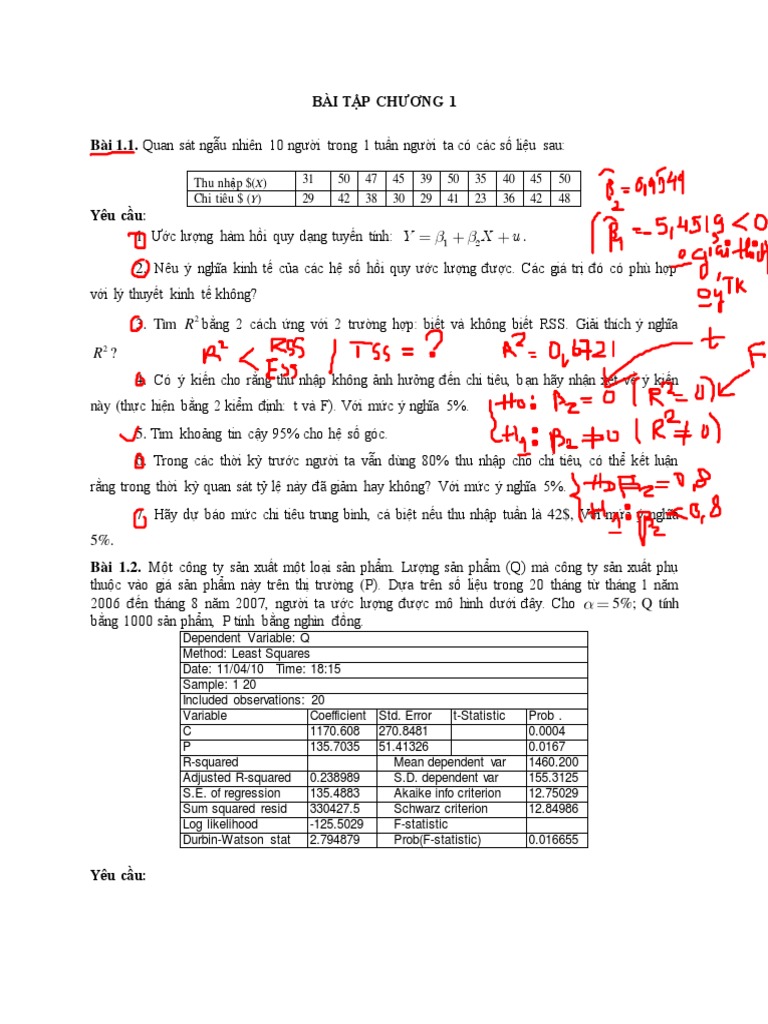 BT - KTL Chuong 1 | PDF