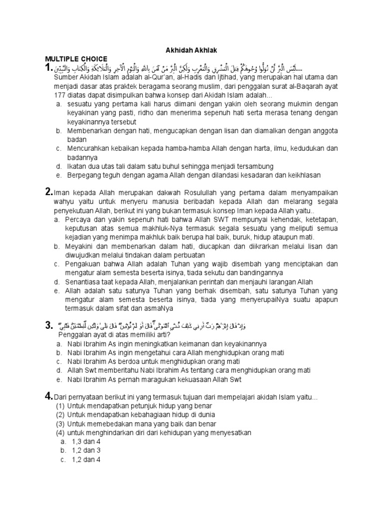 Aa - Paket 2 - Latihan | PDF
