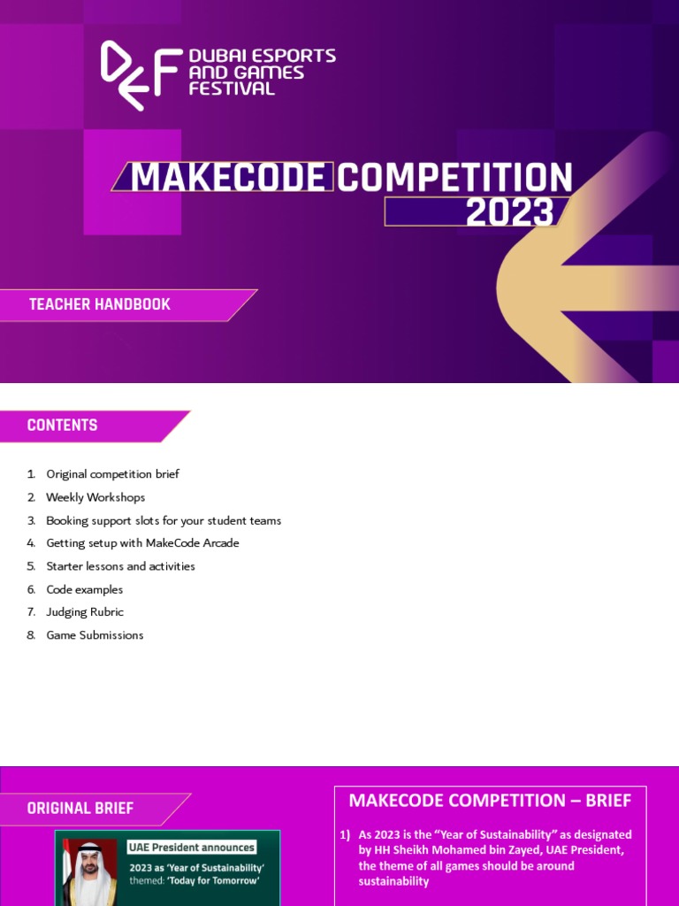Teacher Handbook - MakeCode | PDF | Rubric (Academic) | Cloud Computing