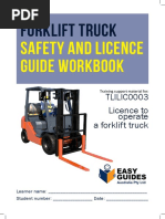 Forklift Obstacle Course Layout Guide | PDF
