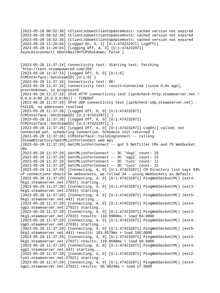 Connection Log - Previous | PDF | Hypertext Transfer Protocol | Computing
