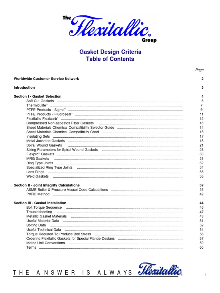 Gasket Design and Selection Guide | PDF | Physical Sciences | Chemistry