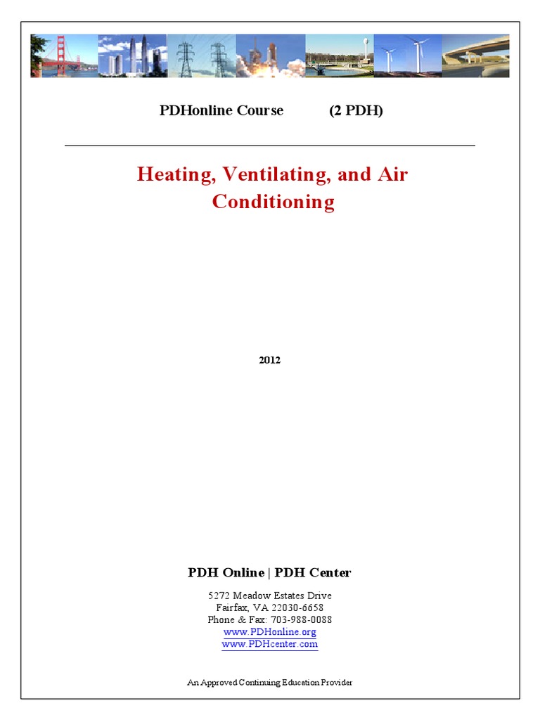 Heating, Ventilating, and Air Conditioning: Pdhonline Course 0 (2 PDH ...