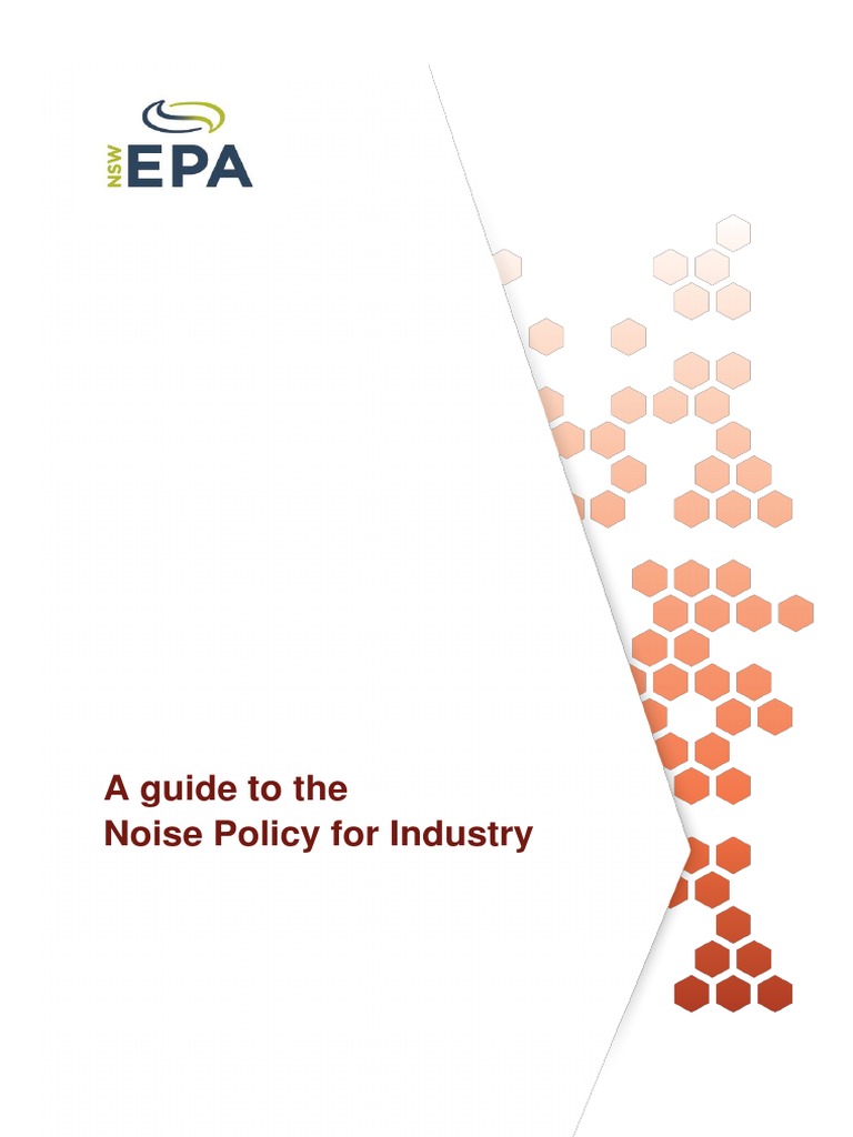 17p0543 Guide To Noise Policy For Industry | PDF | Policy | Creative ...