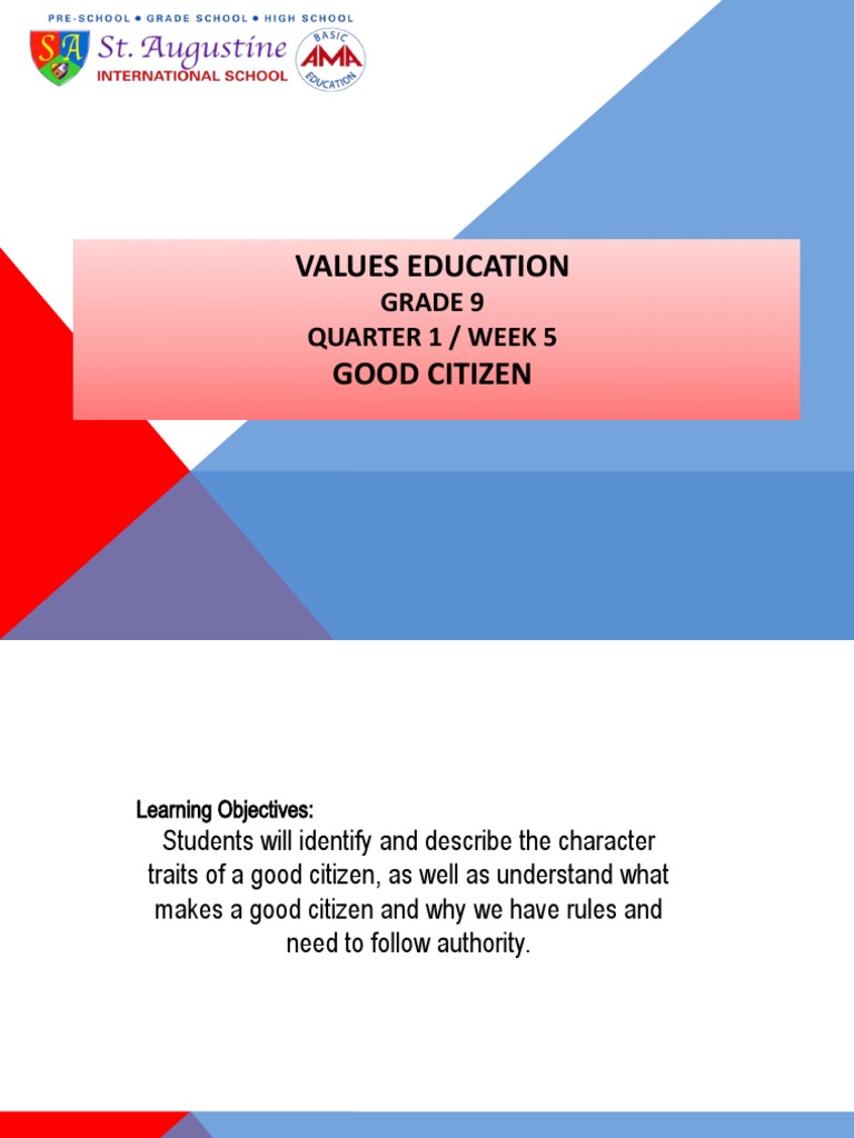 Traits of a Good Citizen Explained | PDF | Waste | Recycling