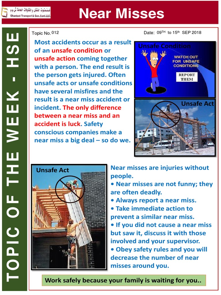 Topic of The Week 012 08 Sep. 18 | PDF | Safety | Transport Safety