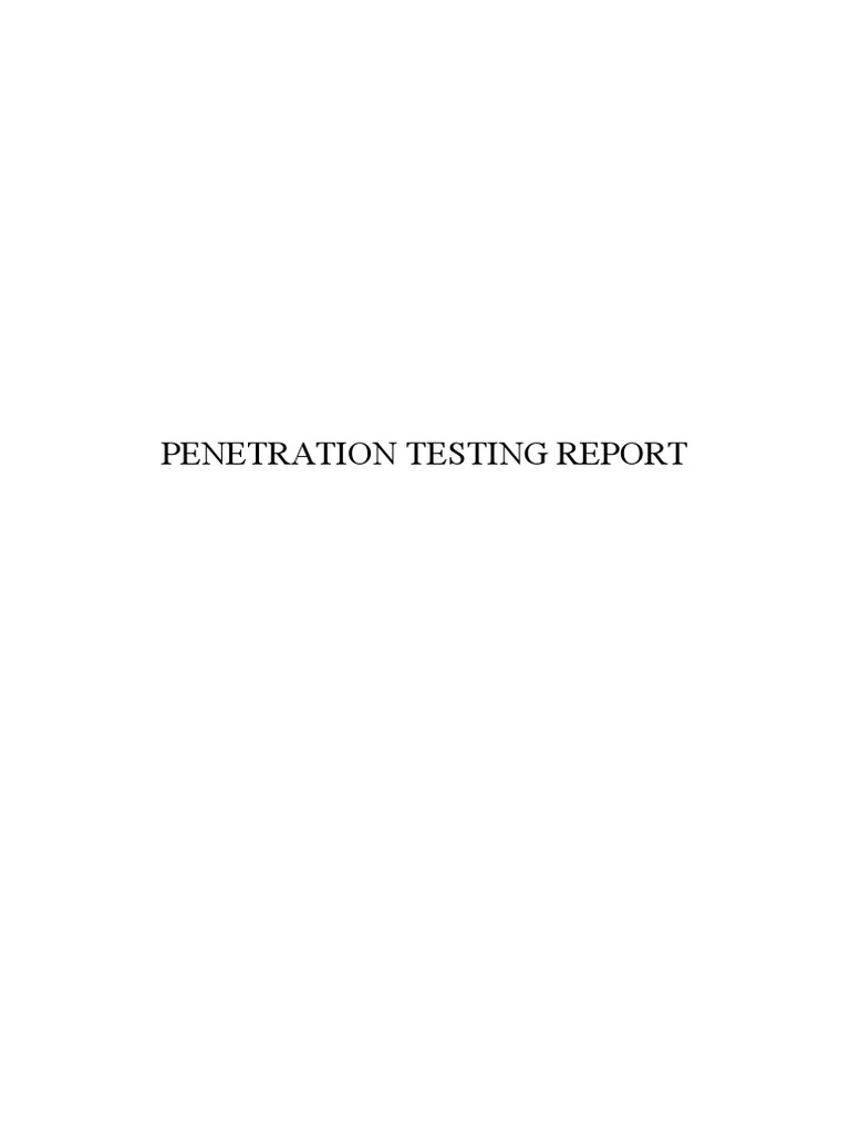 Acs Penetration Testing Report V1 Pdf Vulnerability Computing Secure Communication