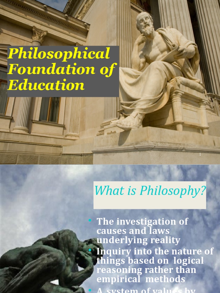 Educational Philosophy Overview | PDF | Philosophy Of Education ...