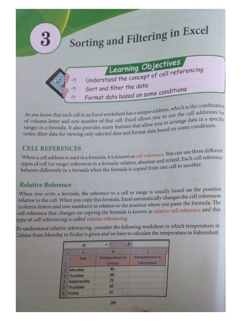Chapter 3 | PDF | Fahrenheit | Microsoft Excel
