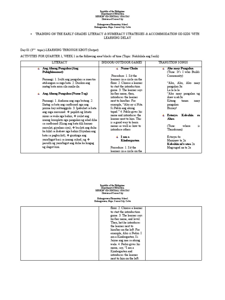Learning Through Kbot Output Pdf