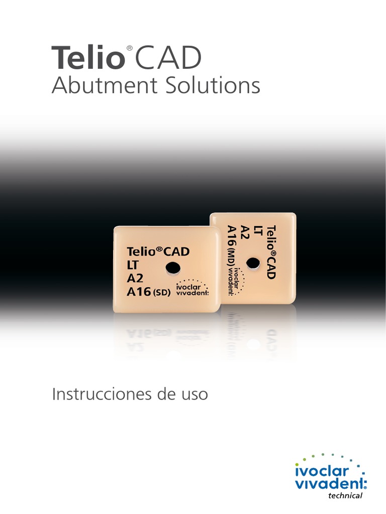 Telio CAD Abutment Solutions - GI - ES - REV0 - Nov18 | PDF | Titanio ...