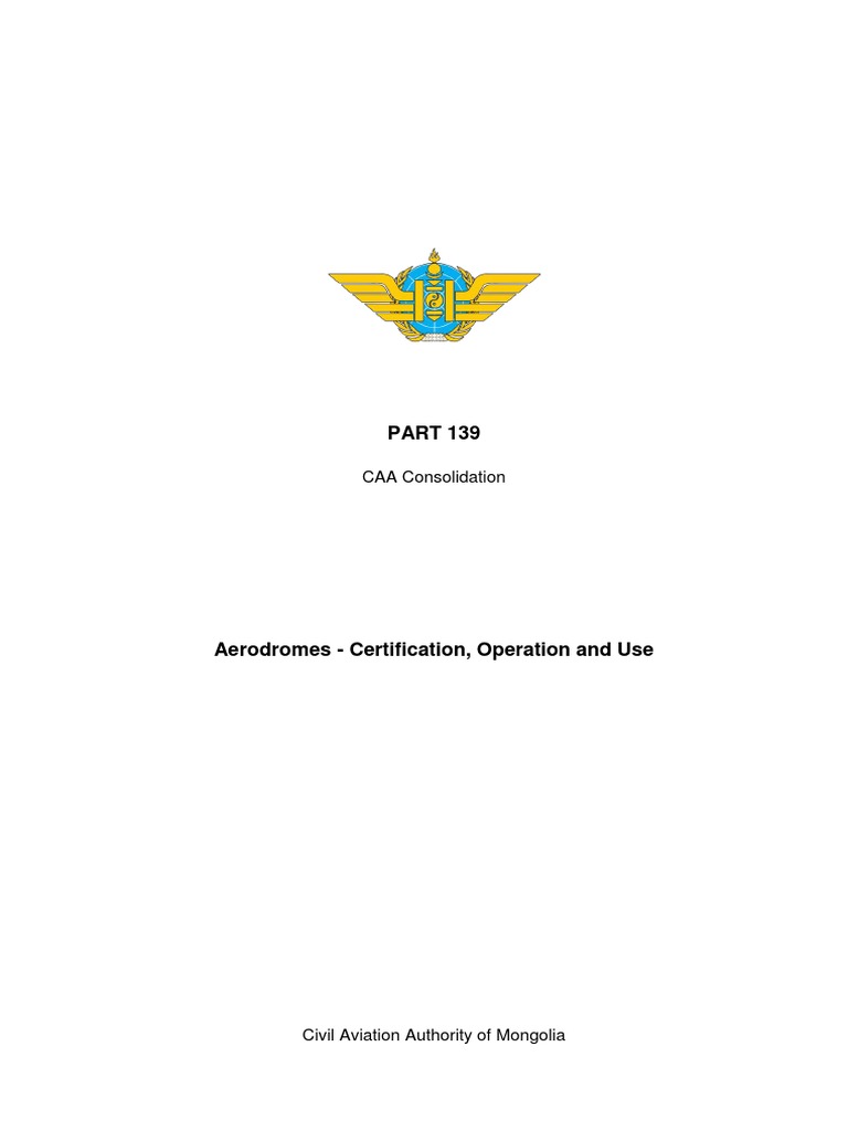 Part 139 | PDF | Aerodrome | Instrument Flight Rules