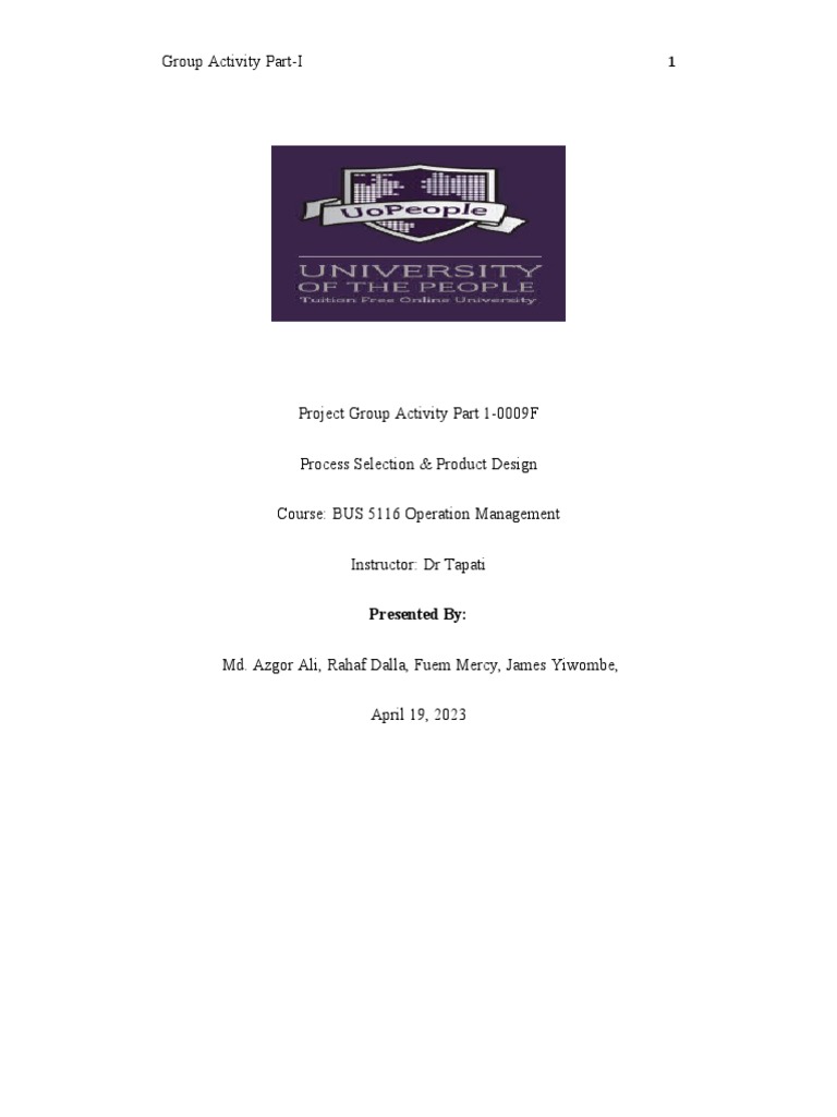 BUS 5116 Group 0009F Activity Part-I | PDF | Hewlett Packard | Agile ...