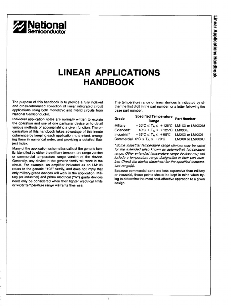 NationalSemiconductorLinearApplicationsHandbook1994- | PDF