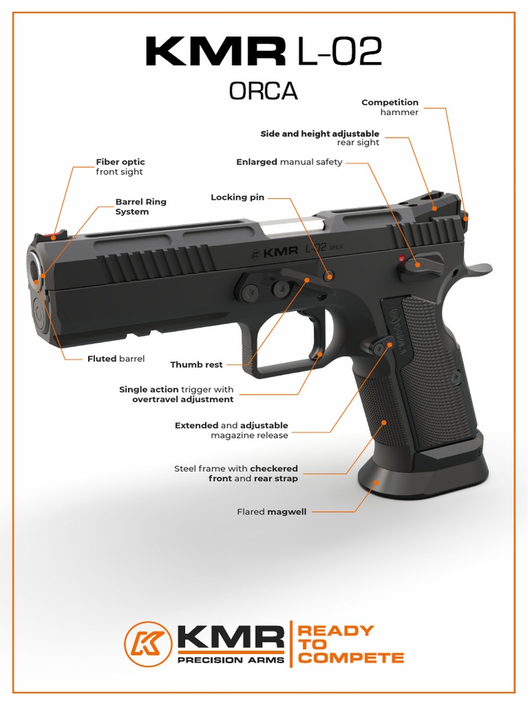 KMR L-02 Orca Datasheet Eng-1 | PDF | Trigger (Firearms) | Equipment