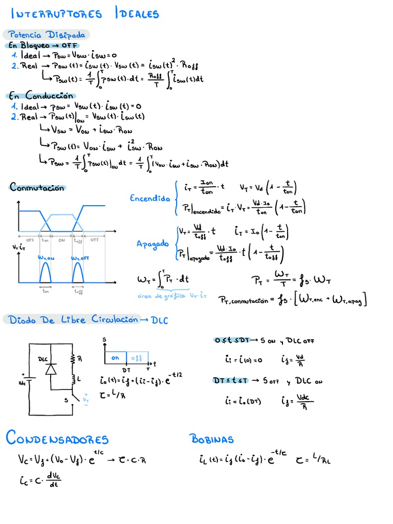 Formulario E Potencia P2 | PDF | Electromagnetismo | Cantidades fisicas