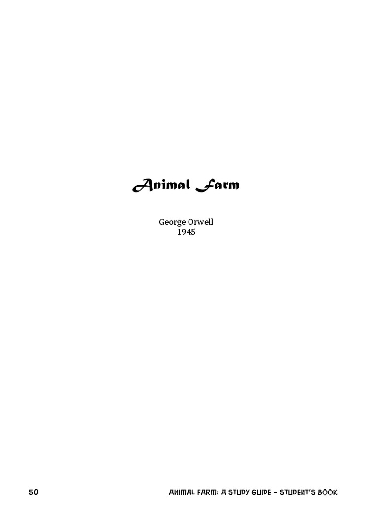 Animal Farm | PDF