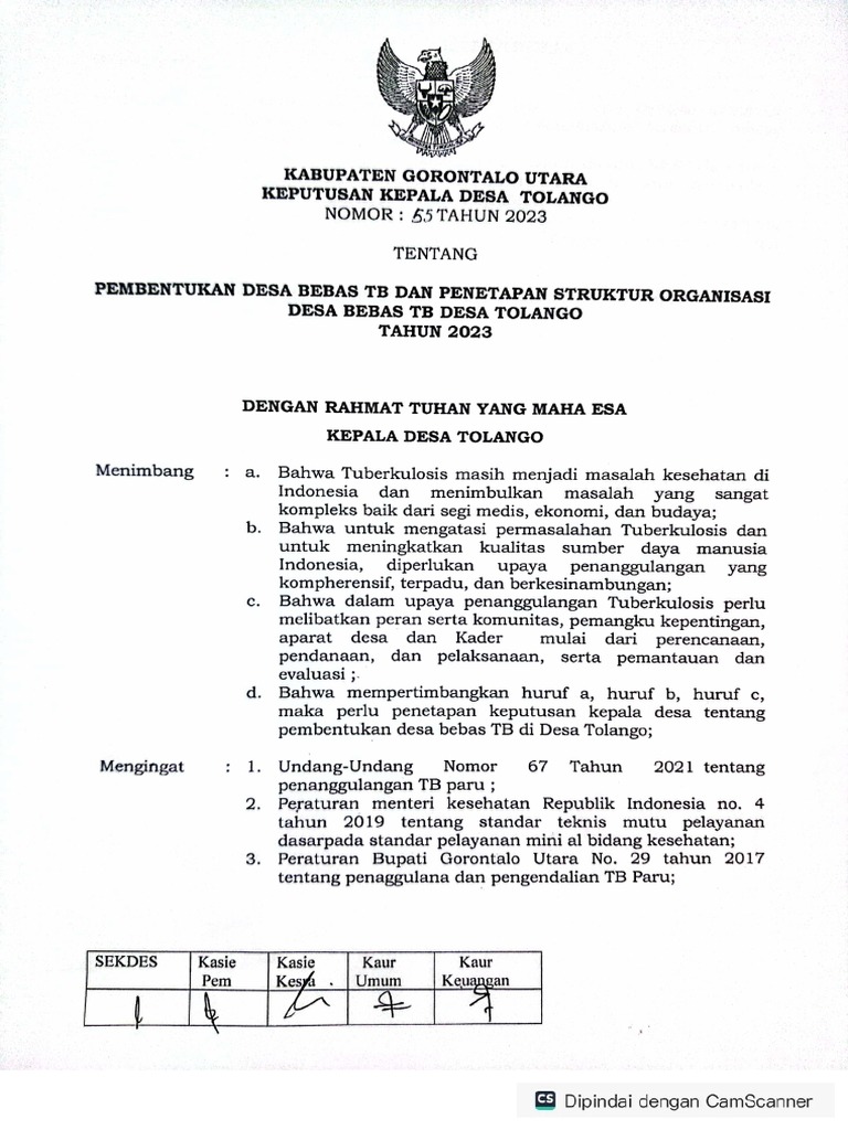 SK TB Desa Tolango | PDF