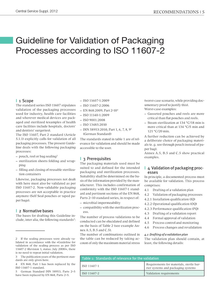 Guideline of Packaging Validation | PDF | Verification And Validation ... Guideline of Packaging Validation | PDF | Verification And Validation ...