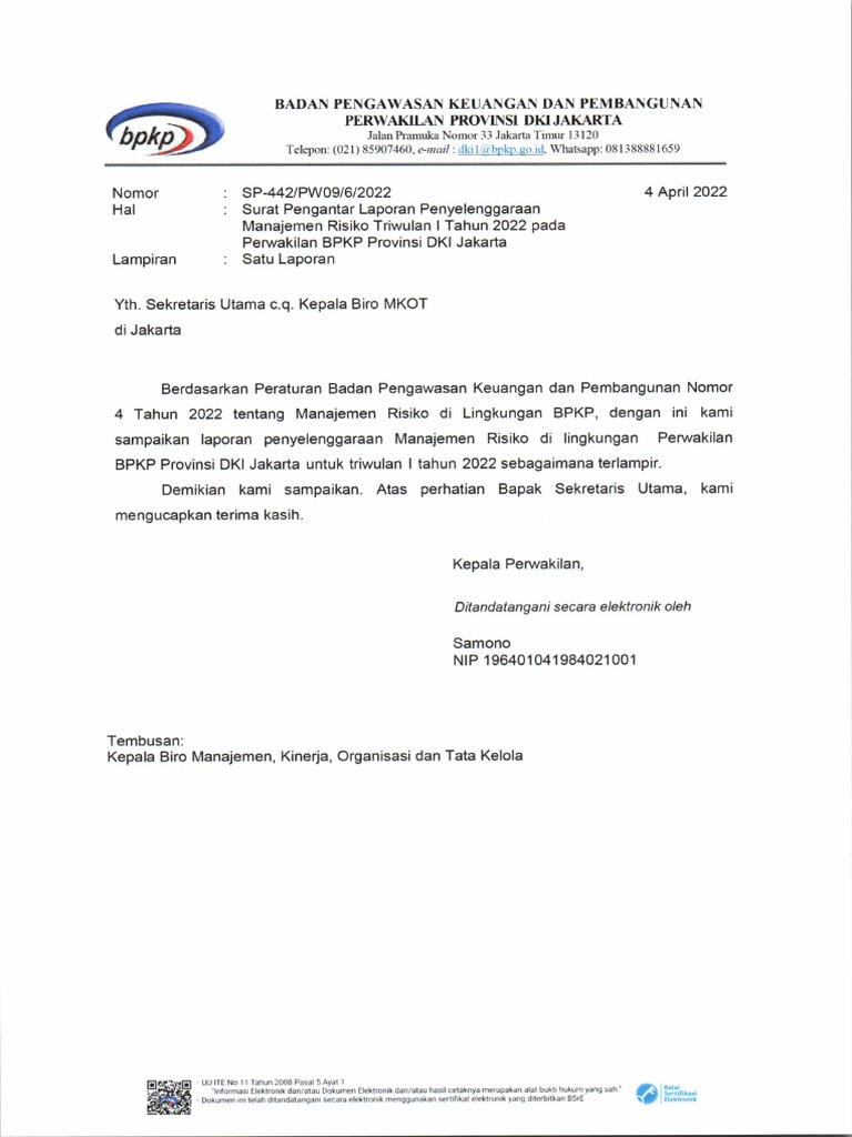 LAP MR Triwulan I 2022 | PDF