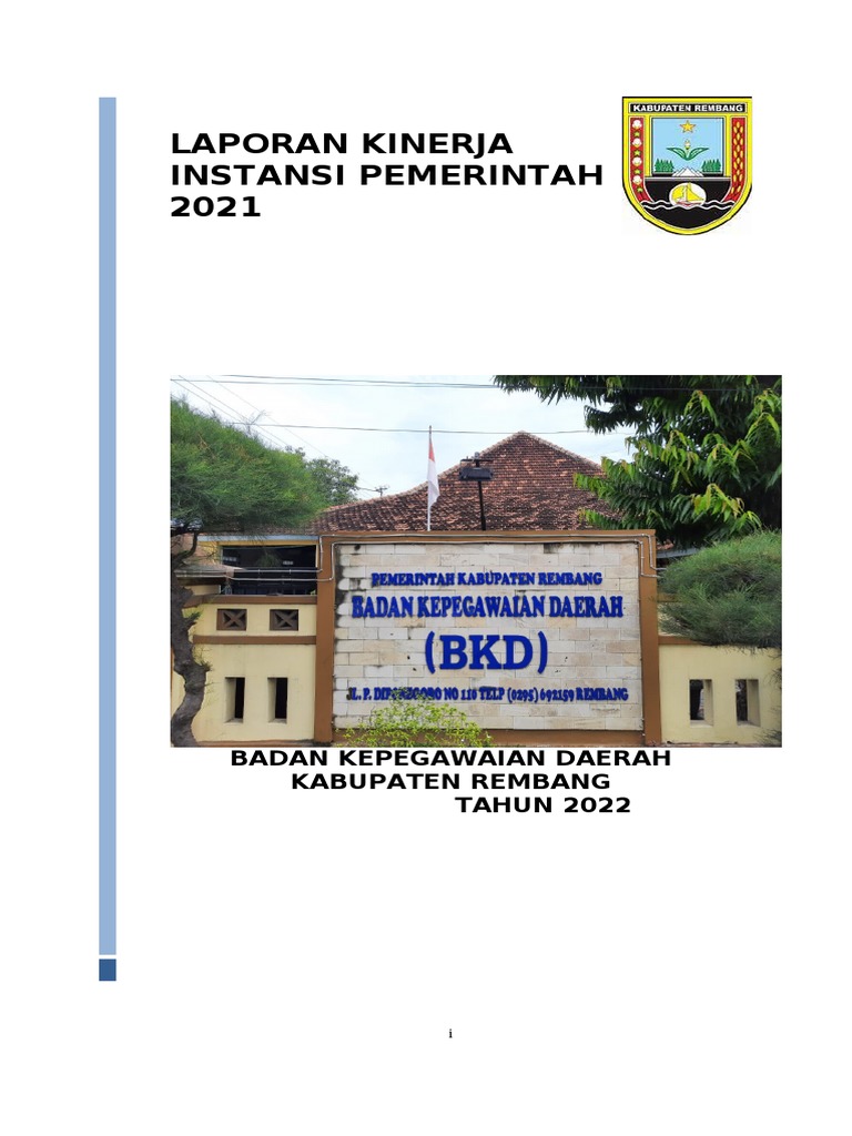 LKjIP BKD Rembang | PDF | Pengelolaan Keuangan & Uang