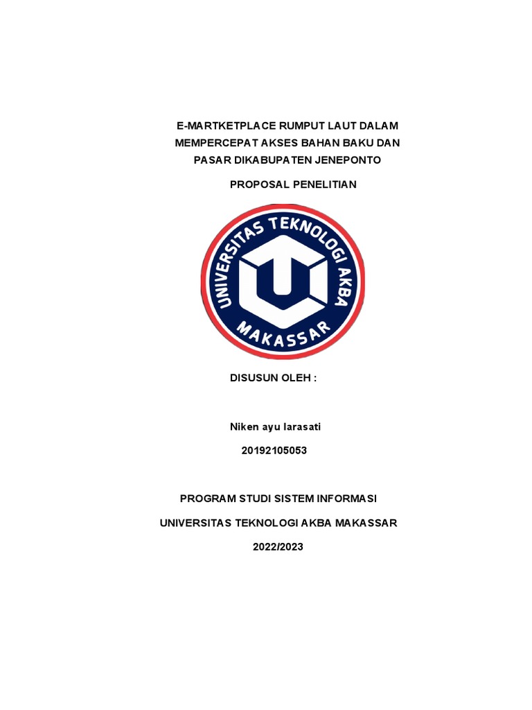 Proposal Pak Andis | PDF