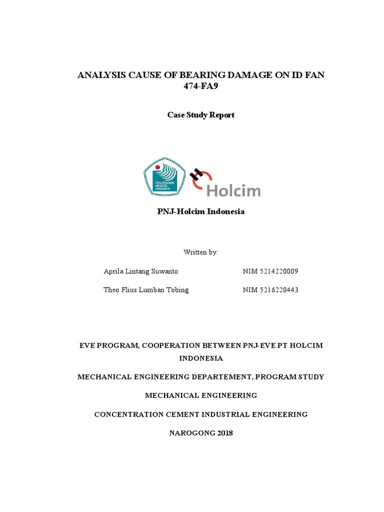 Case Study Report English Full Theo Flius L T& A Lintang Suwanto | PDF ...