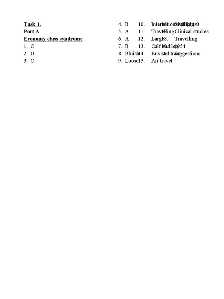 Answer Key | PDF | Medicine | Health Care