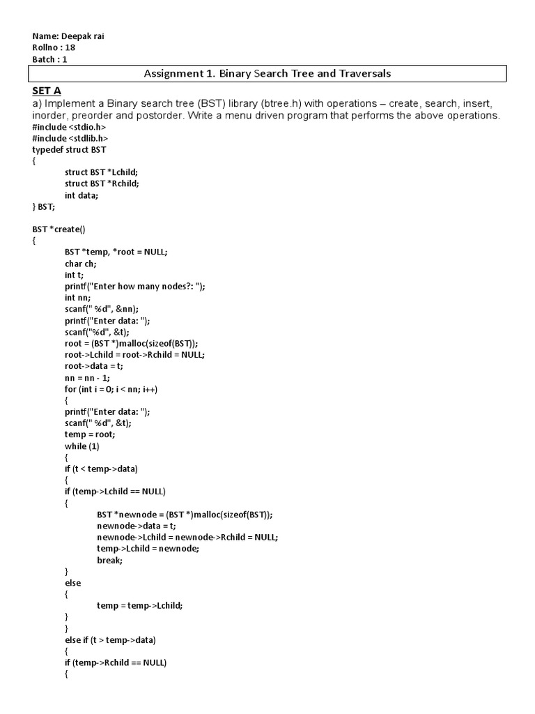 Assignment 1 | PDF | Software Engineering | Algorithms And Data Structures