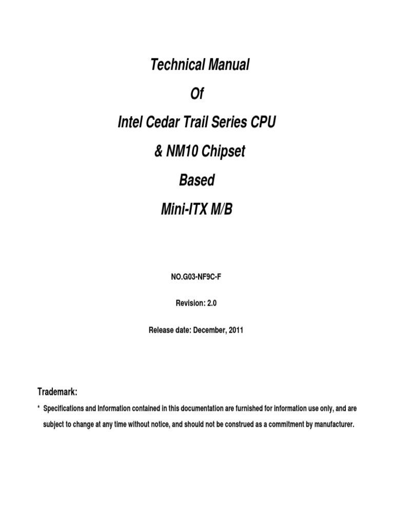 User Manual 26829 | PDF | Bios | Office Equipment