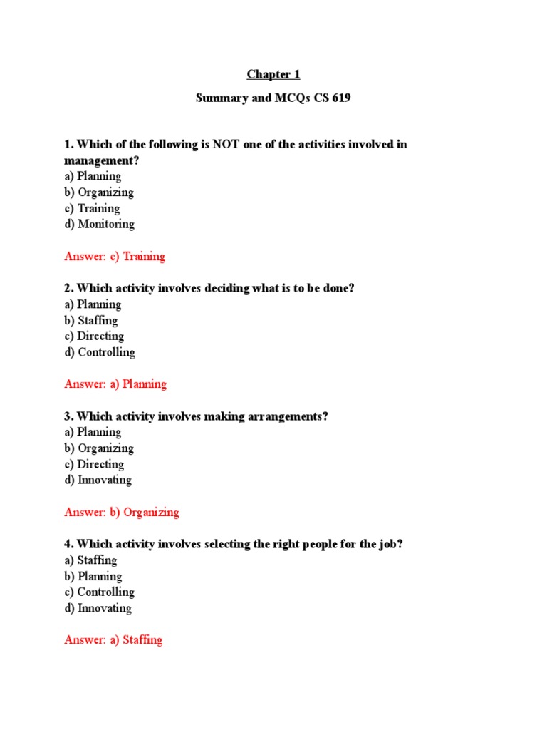 MCQS For The Mid Term Exams Chapter 1 | PDF | Project Management | Marketing
