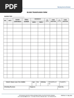 Blood Requisition Form Template | PDF
