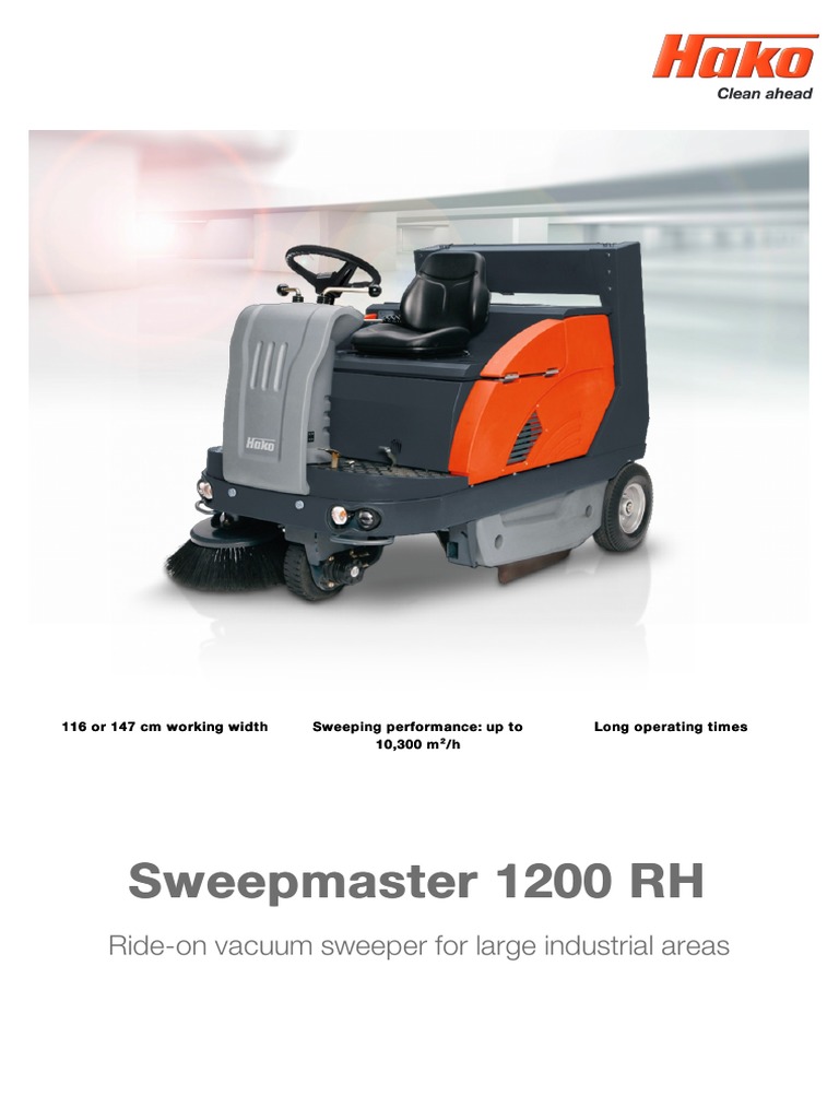 Sweepmaster 1200 RH | PDF | Manufactured Goods | Physical Sciences