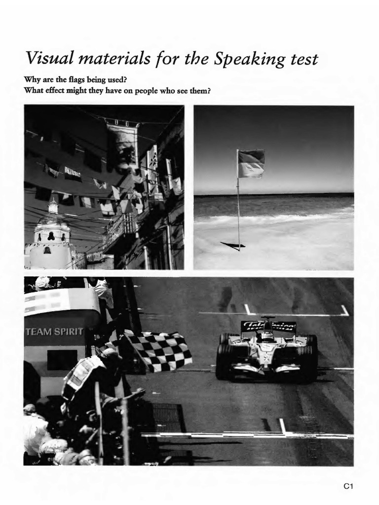 Visual Material for the Speaking Test | PDF