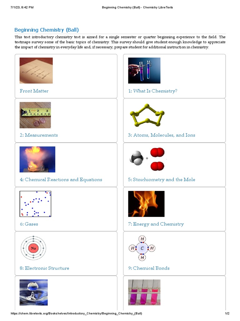 Introductory Chemistry Overview | PDF