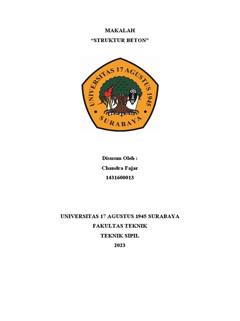 MAKALAH STRUKTUR BETON | PDF