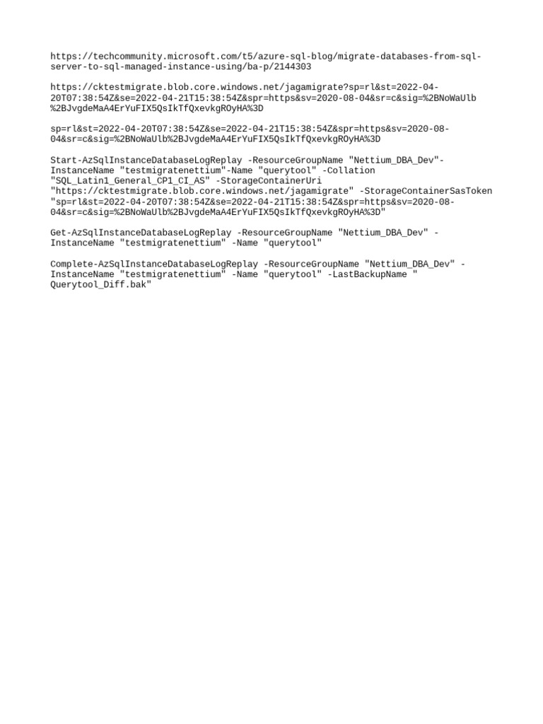 Migration Cloud LRS | PDF