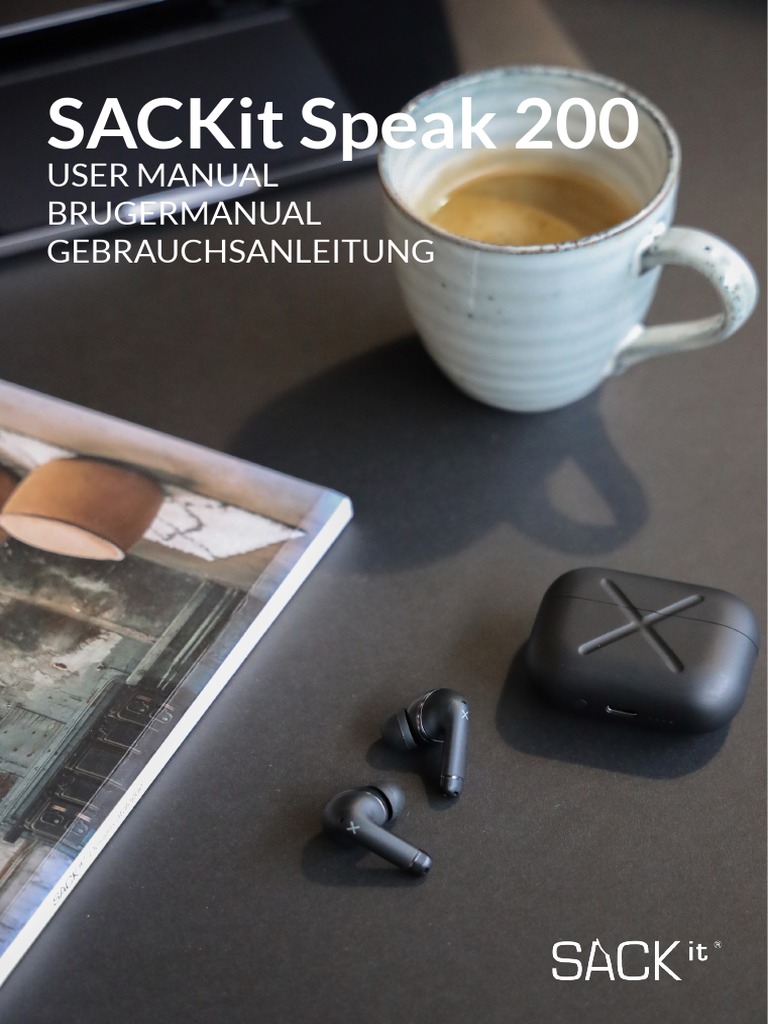 Brugermanual SACKit Speak 200 | PDF | Battery Charger | Information And ...