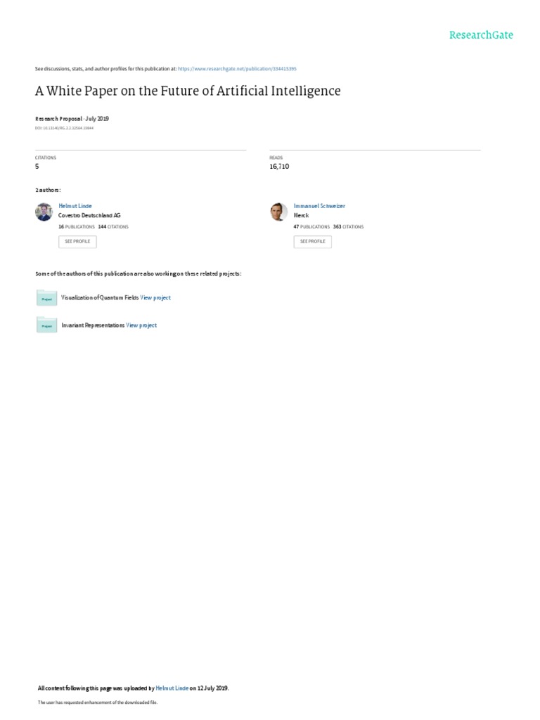 Whitepaper_AI_Research_Merck_KGaA | PDF | Artificial Intelligence ...