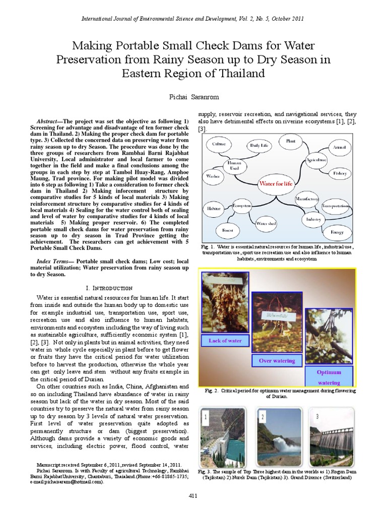 Portable Check Dam | PDF | Earth Sciences | Physical Geography