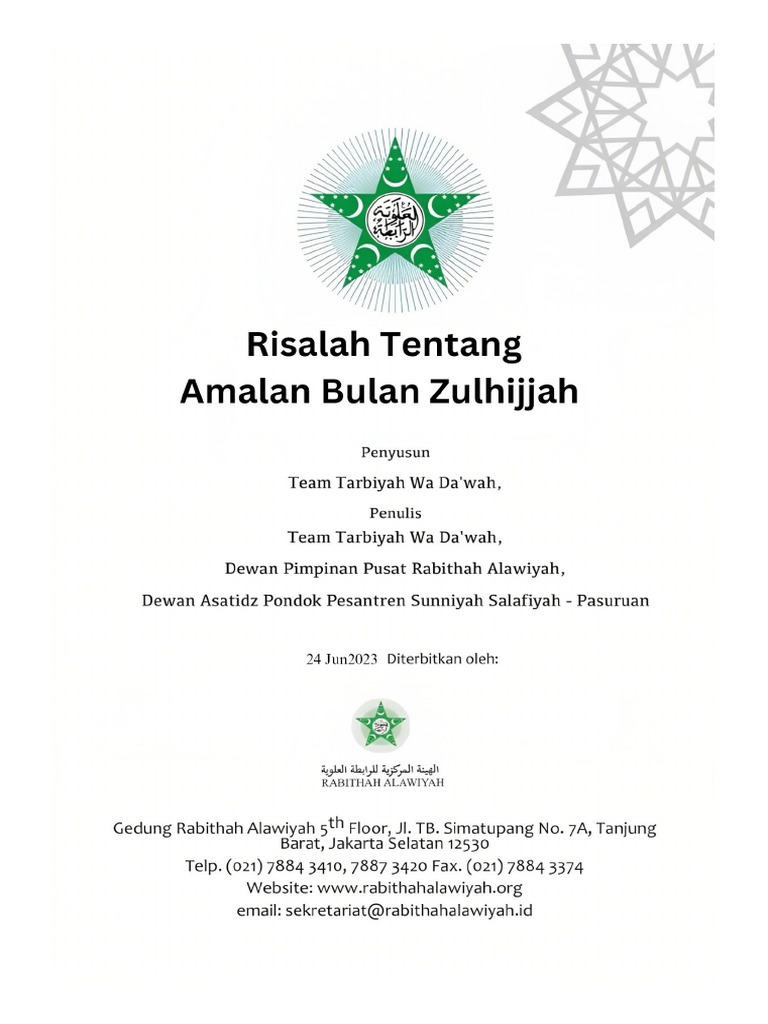 Amalan Bulan Zulhijjah | PDF