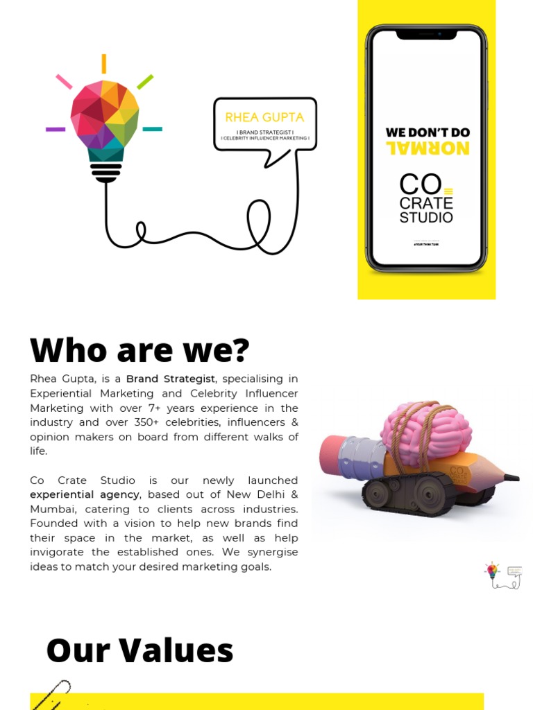 Rhea Gupta - Brand Strategist & Celebrity Influencer Marketing | PDF ...