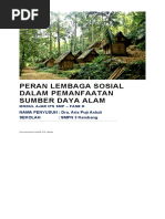 Peran - Lembaga - Sosial - Dalam - Pemanfaatan - SDA - Dan - SDM | PDF