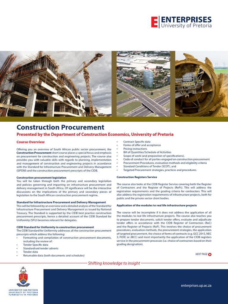 Construction Procurement | PDF | Procurement | Standardization